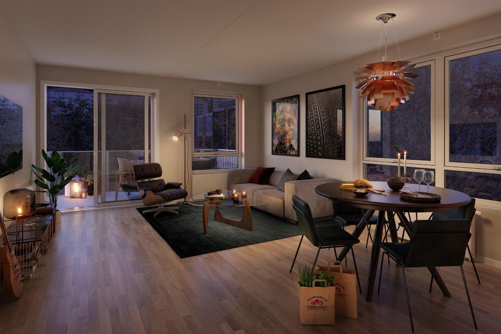 Sparer tusenvis i året på strømregningen i ny bolig