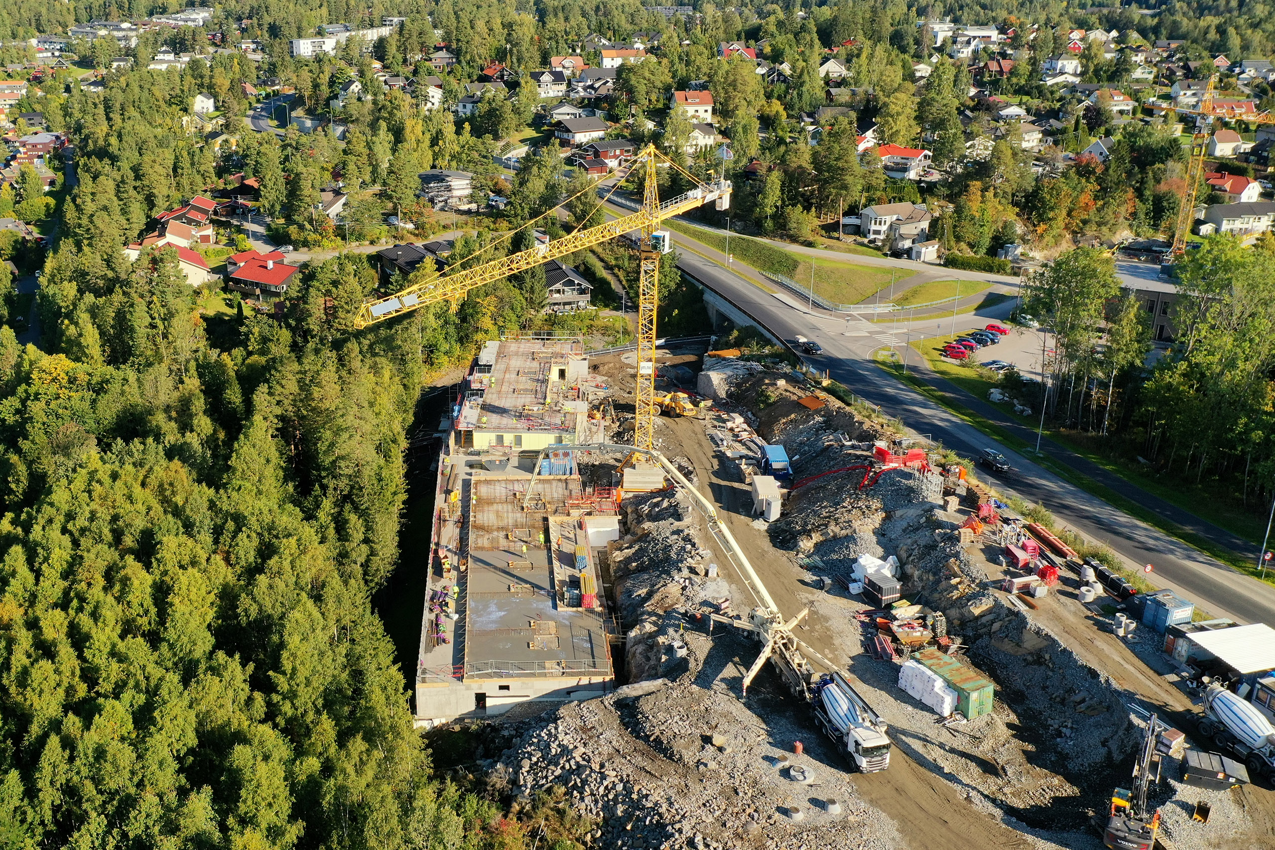Støping | Langhus Gård - Utsikten 1 og 2